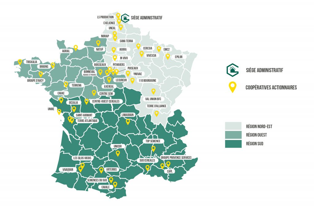 carte de frace coop-01 - Semences de France